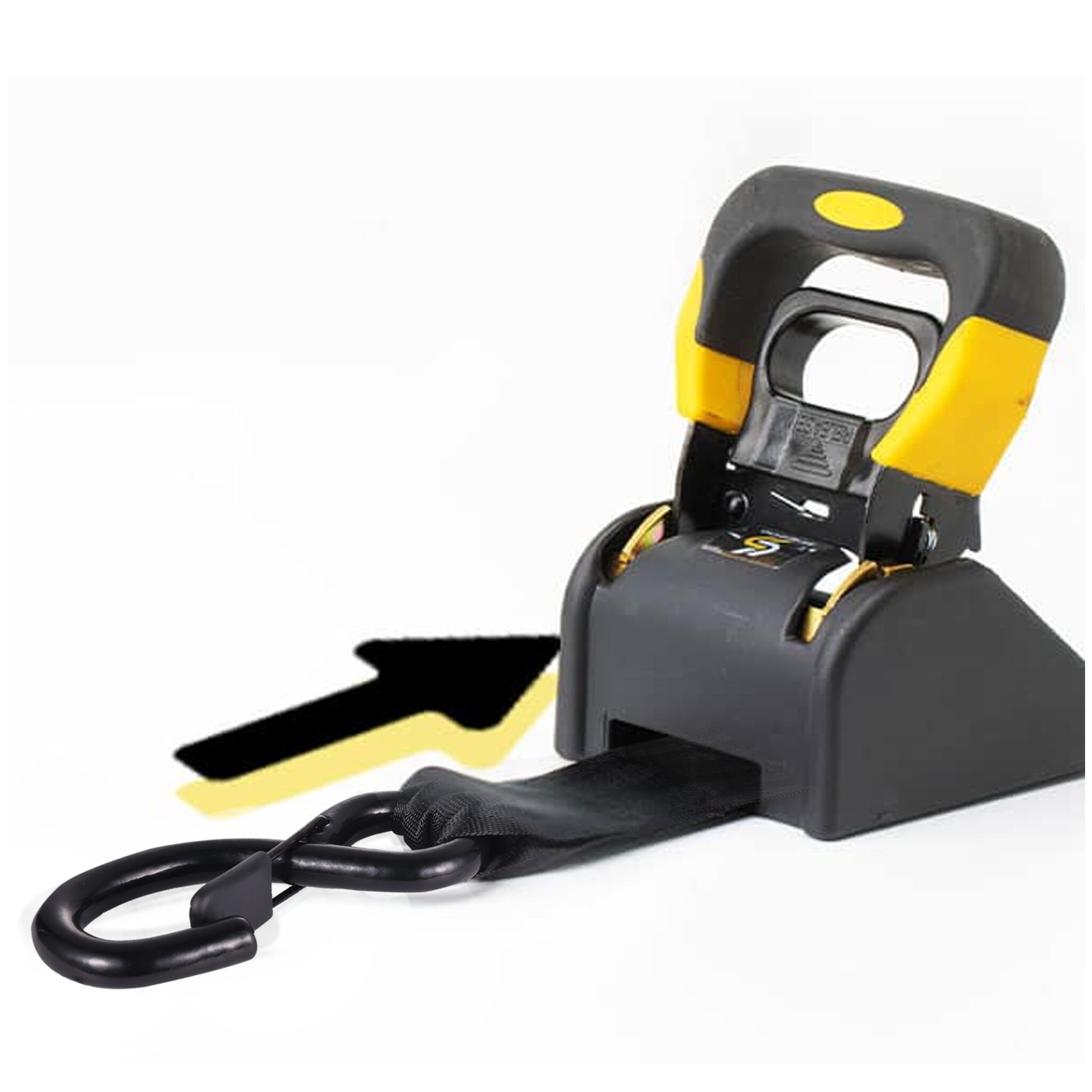 1 7/8 in x 4ft Two-way Transom Retractable Ratchet Strap-Steel - Strapinno