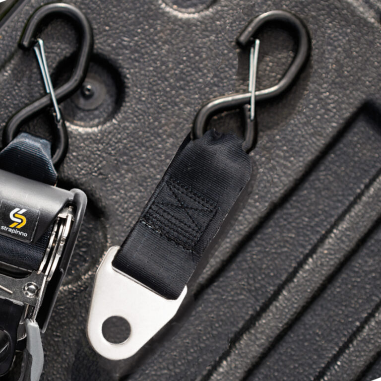 1 7/8 in x 4 ft Two-way Transom Retractable Ratchet Strap - Stainless ...