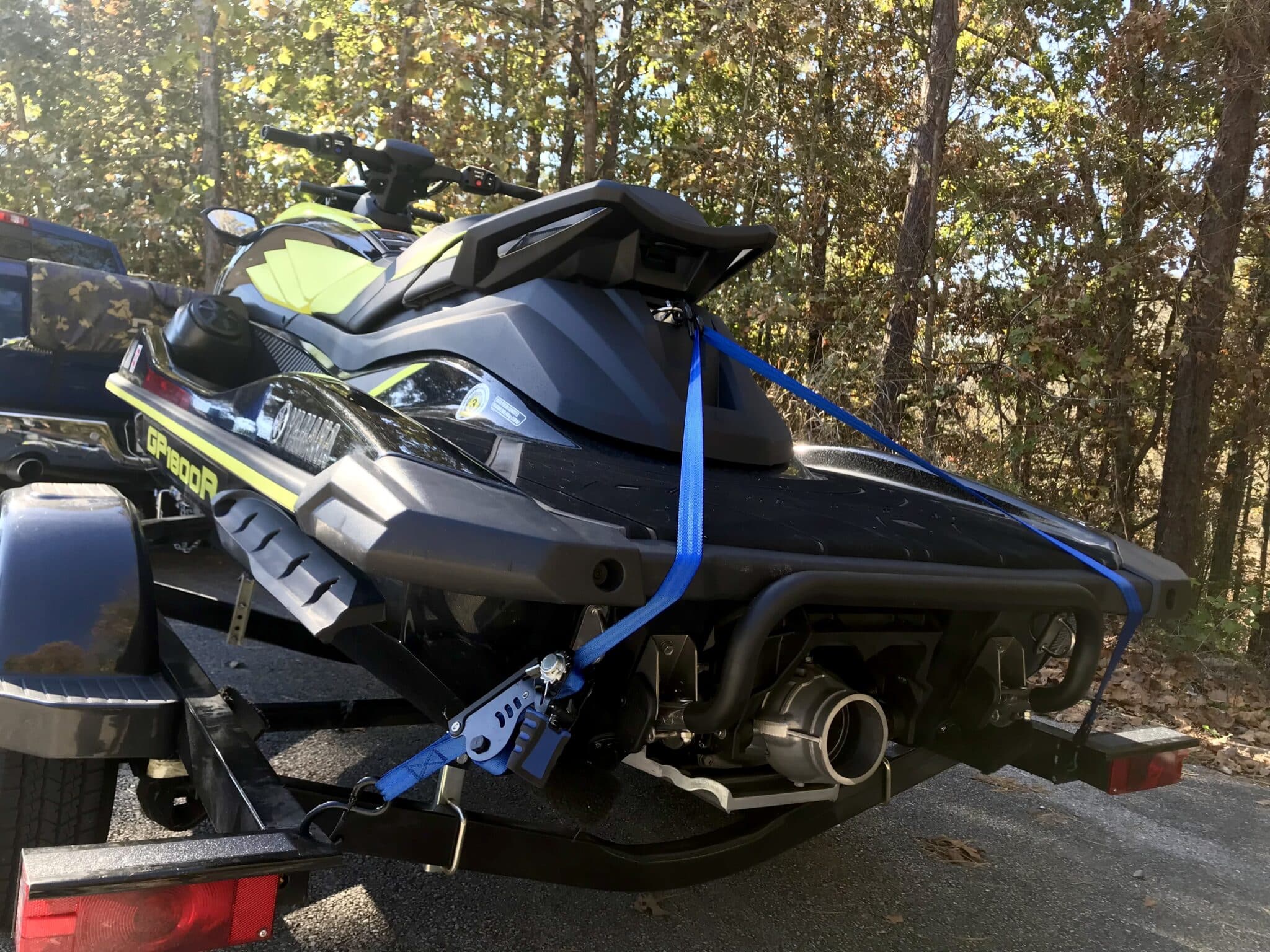 3-Point Retractable Ratchet Straps for Jet Skis