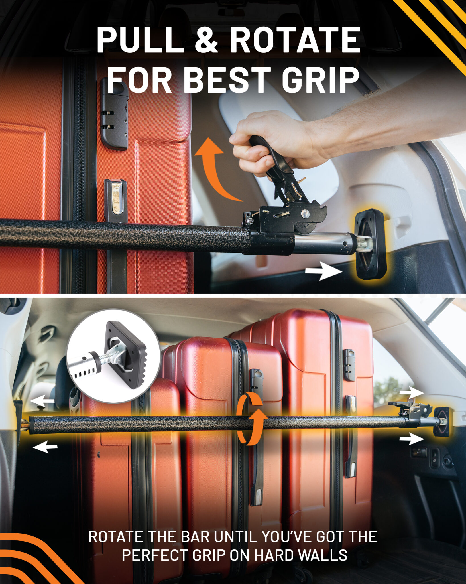 Ultimate Cargo Security: Strapinno Ratcheting Cargo Bar